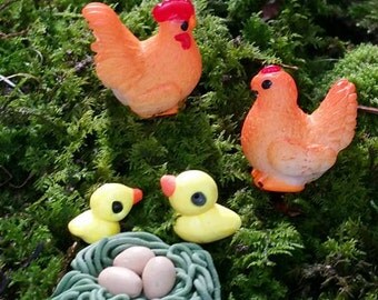 Miniature chickens | Etsy
