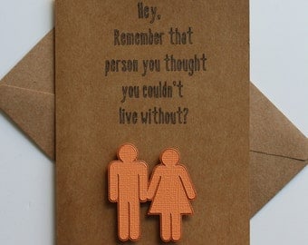 Break up card | Etsy