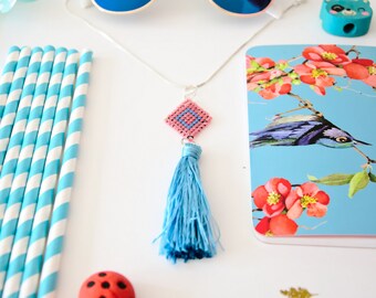 Bead loom necklace | Etsy