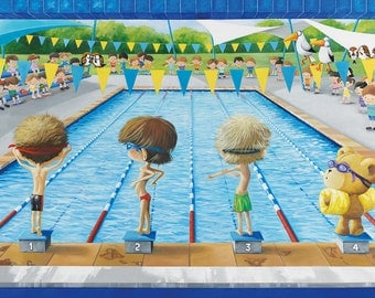 Swimming theme | Etsy