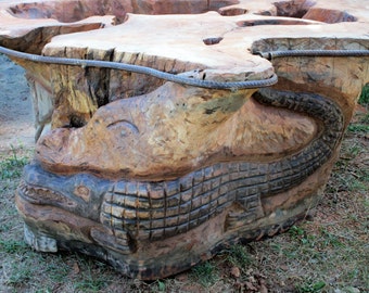 Stump coffee table | Etsy