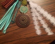 Unique lace keychain related items | Etsy