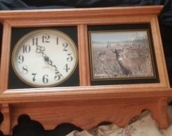 Items similar to Browning Saw Blade Clock Camo with Pink Deer head and ...