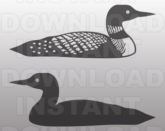 Loon svg | Etsy
