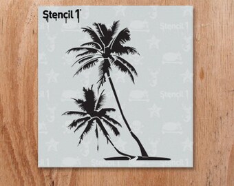 Palm tree stencil | Etsy