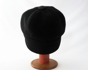Black newsboy hat | Etsy