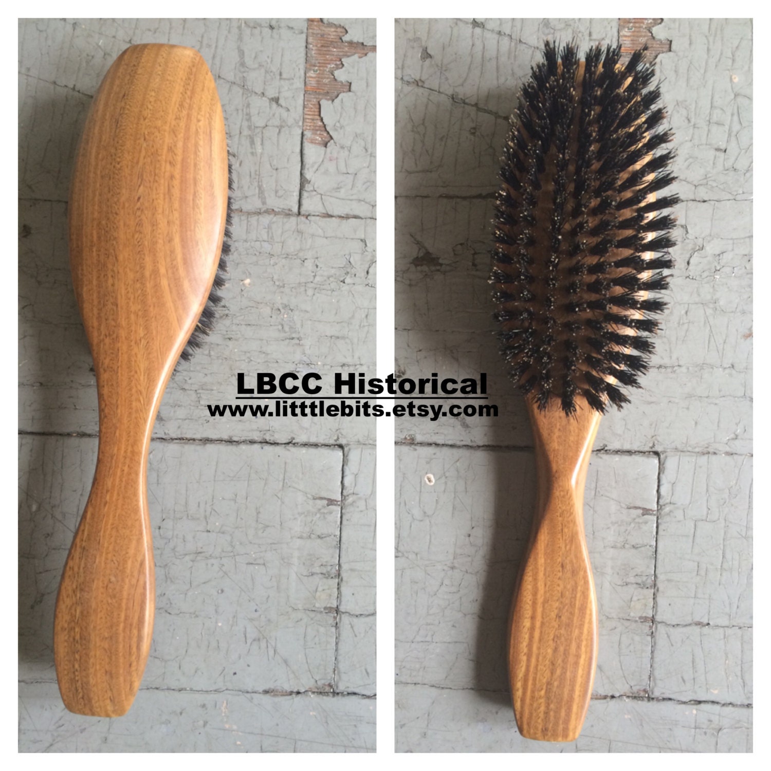 19th-20th Century Medium-Hard Boar Bristle Hair by LitttleBits