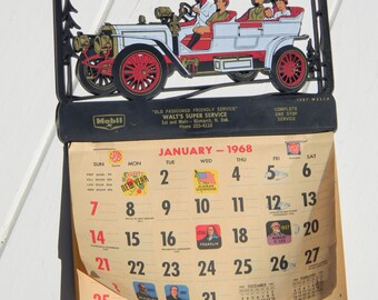 1960s calendar | Etsy