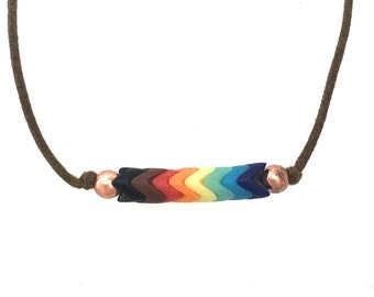 Pride choker | Etsy