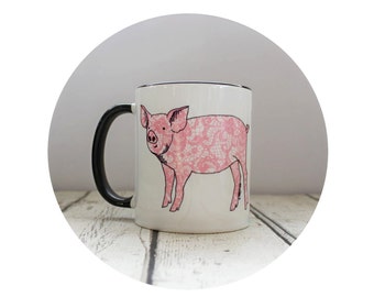 Pig mug | Etsy