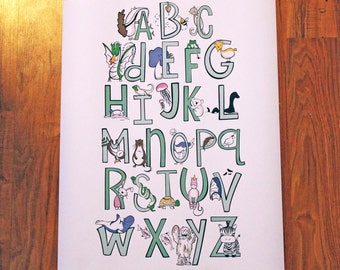 Mythical alphabet | Etsy