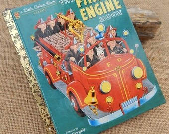 Vintage fire engine | Etsy