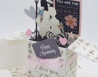 UNIQUE HANDMADE ONE OF A KIND EXPLOSION CARD IN A by CARDSBYMOM