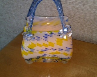 Murano glass purse | Etsy