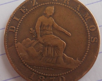 Rare spanish coin | Etsy