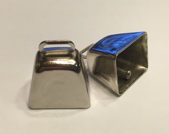 Silver cow bells | Etsy