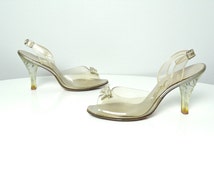 Unique lucite shoes related items | Etsy