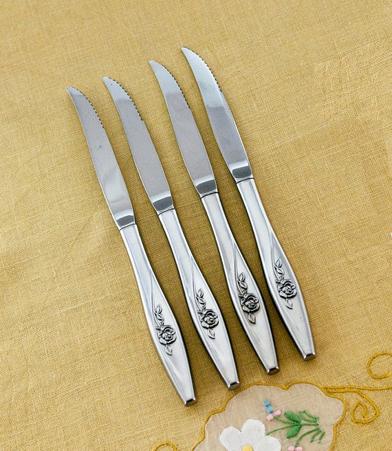 Oneida Lasting Rose Flatware Vintage Oneidacraft by PlumsandHoney Oneida Lasting Rose Flatware Vintage Oneidacraft by PlumsandHoney