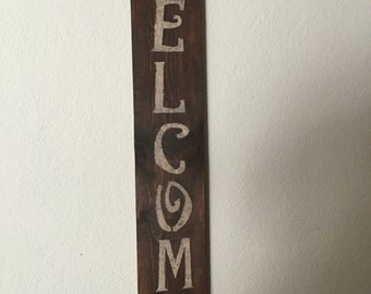 Rustic welcome sign | Etsy