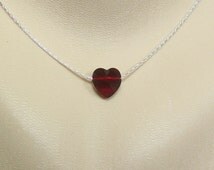 Unique red crystal heart related items | Etsy