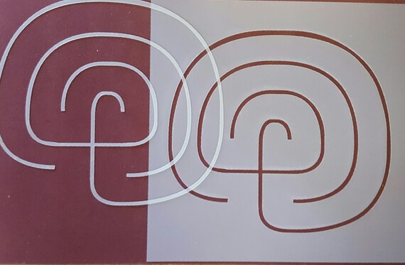 Labyrinth Stencils set of 4