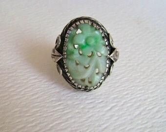 Unique jade ring related items | Etsy