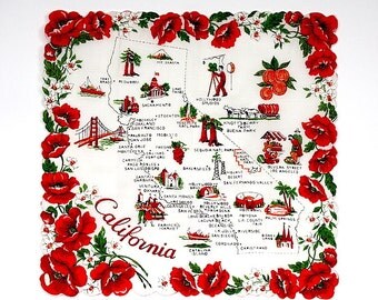 Unique california map related items | Etsy