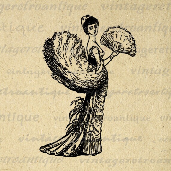 Classy Woman Antique Printable Graphic by VintageRetroAntique