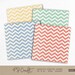 Chevron Watercolor Digital Papers Watercolor Zigzag