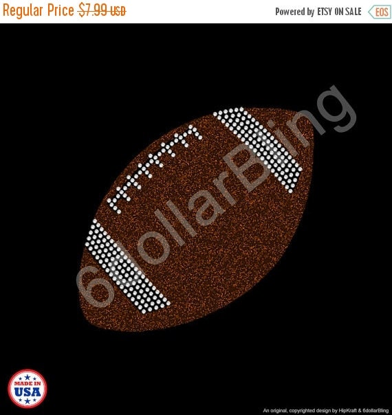 Sale Rhinestone GLITTER Iron On Transfer Large by 6dollarBling