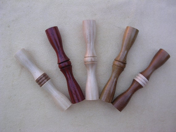 Pipe tampers Albatros model handturned in various woods.