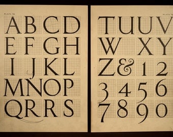 Drafting lettering | Etsy