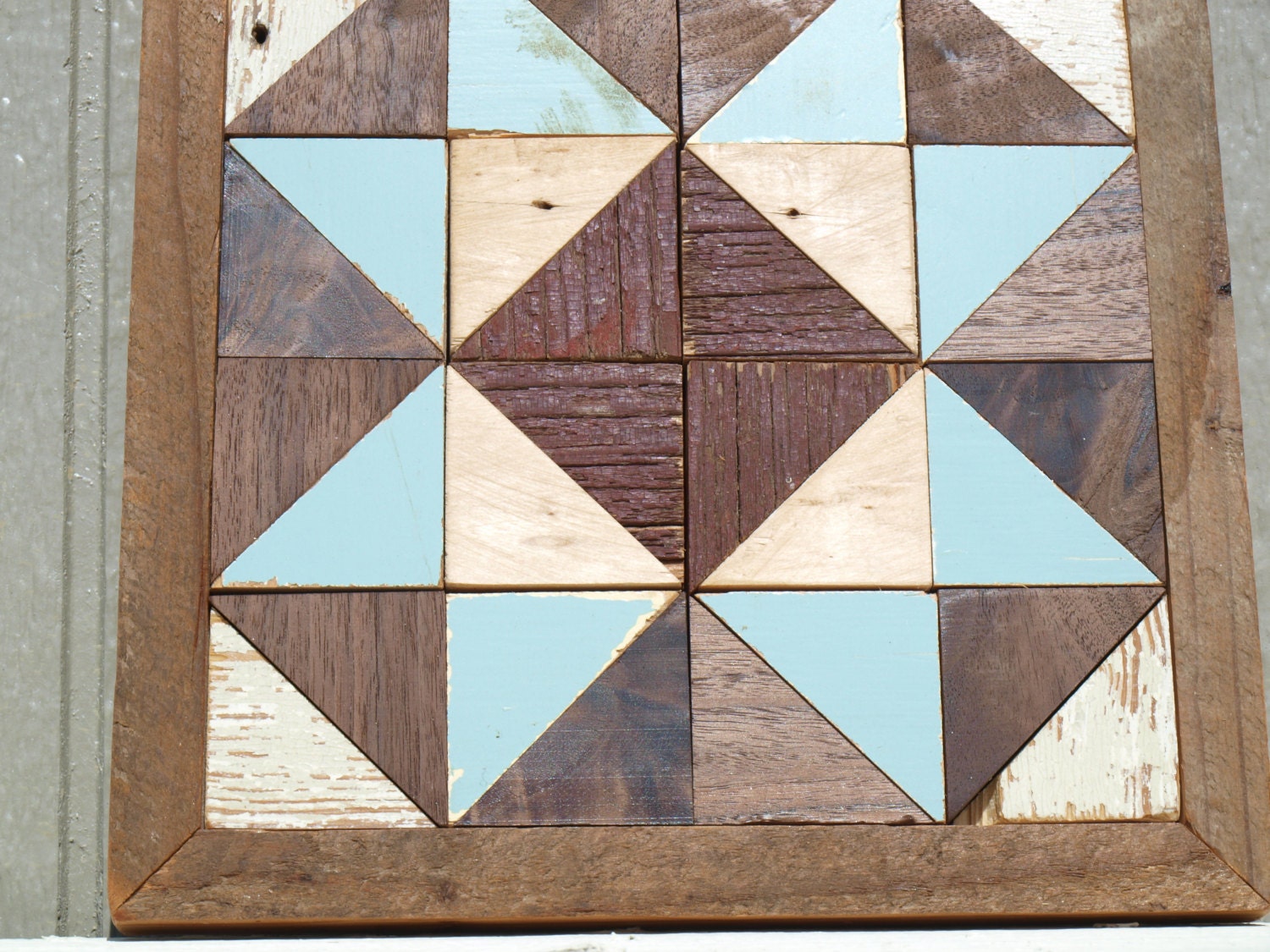 rustic wooden quilt block cottage chic barn quilt salvaged