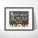 First Day of 3 Year Old Preschool Sign My by SimplyLoveCreations