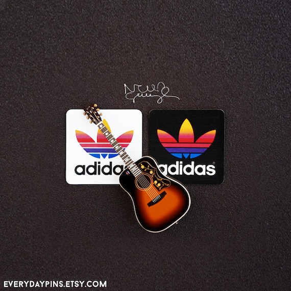 Noel Gallagher's Colorful Retro Adidas Stickers
