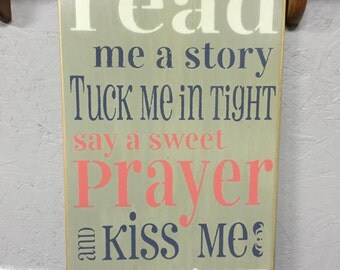 Read me a story sign | Etsy
