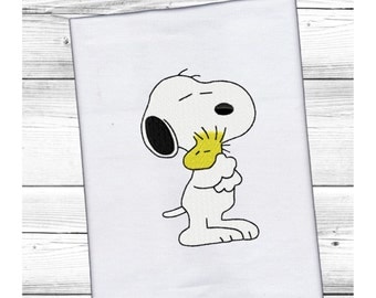 Snoopy embroidery | Etsy