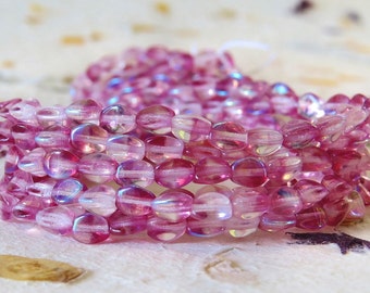 Unique rose pink beads related items | Etsy