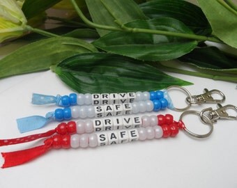 Drive safe keychain | Etsy