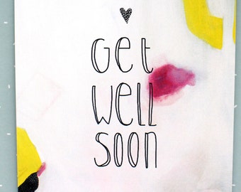 Card for sick person | Etsy