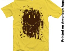 Popular items for smiley face t shirts on Etsy