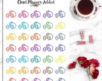 Workout stickers | Etsy