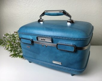 Unique vintage train case related items | Etsy