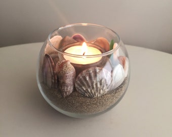 Shells candle holder | Etsy