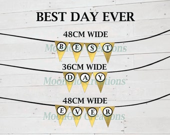 Best day ever banner | Etsy