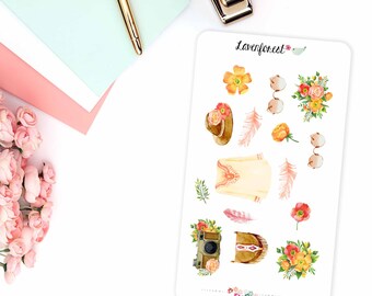 Boho sticker | Etsy