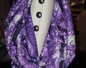 Items similar to Blur Animal Print Scarf, Infinity Scarf, Spring ...