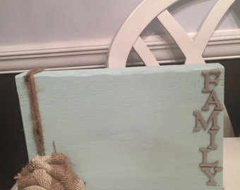 Unique family block letters related items | Etsy