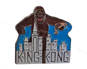 Godzilla pin | Etsy