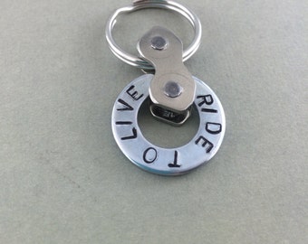 Biker key chain | Etsy